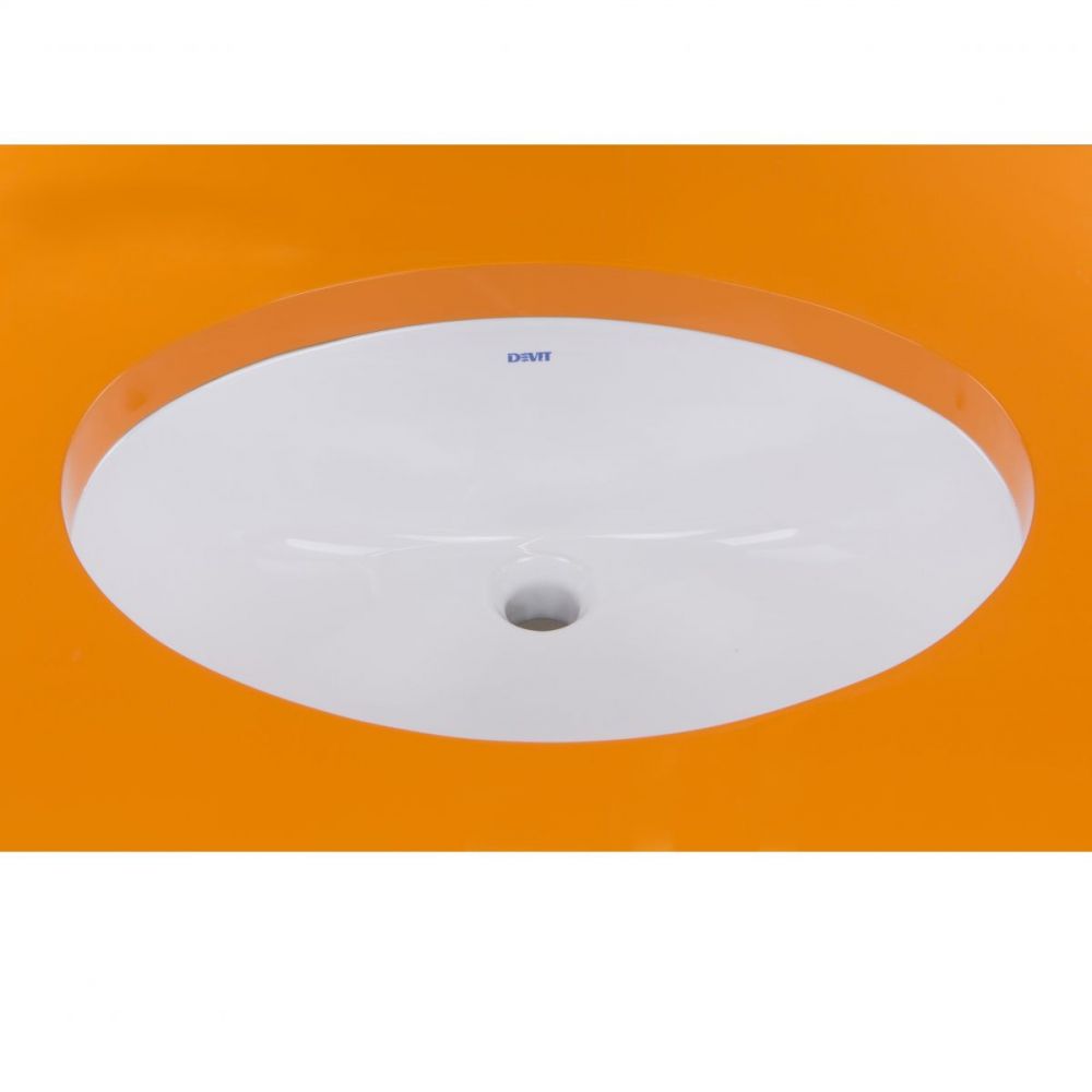 "Раковина Devit Ovale 1610136 Под Столешницу Без Донного Клапана 545Х400Х200", 545х400х200 ...